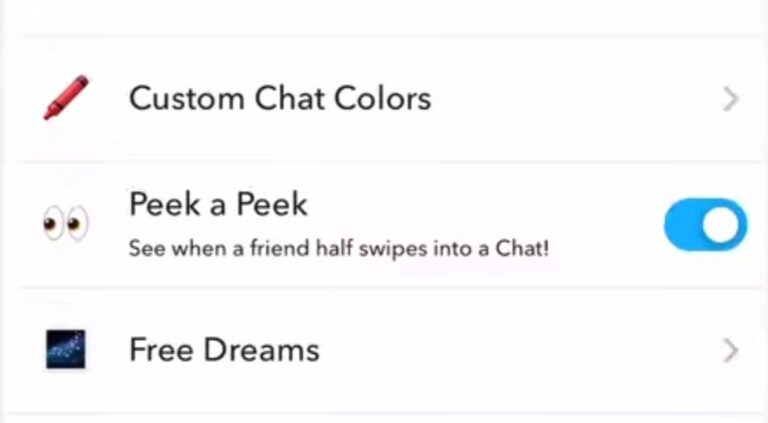 How to turn on half swipe notifications on Snapchat and ‘Peek a Peek ...